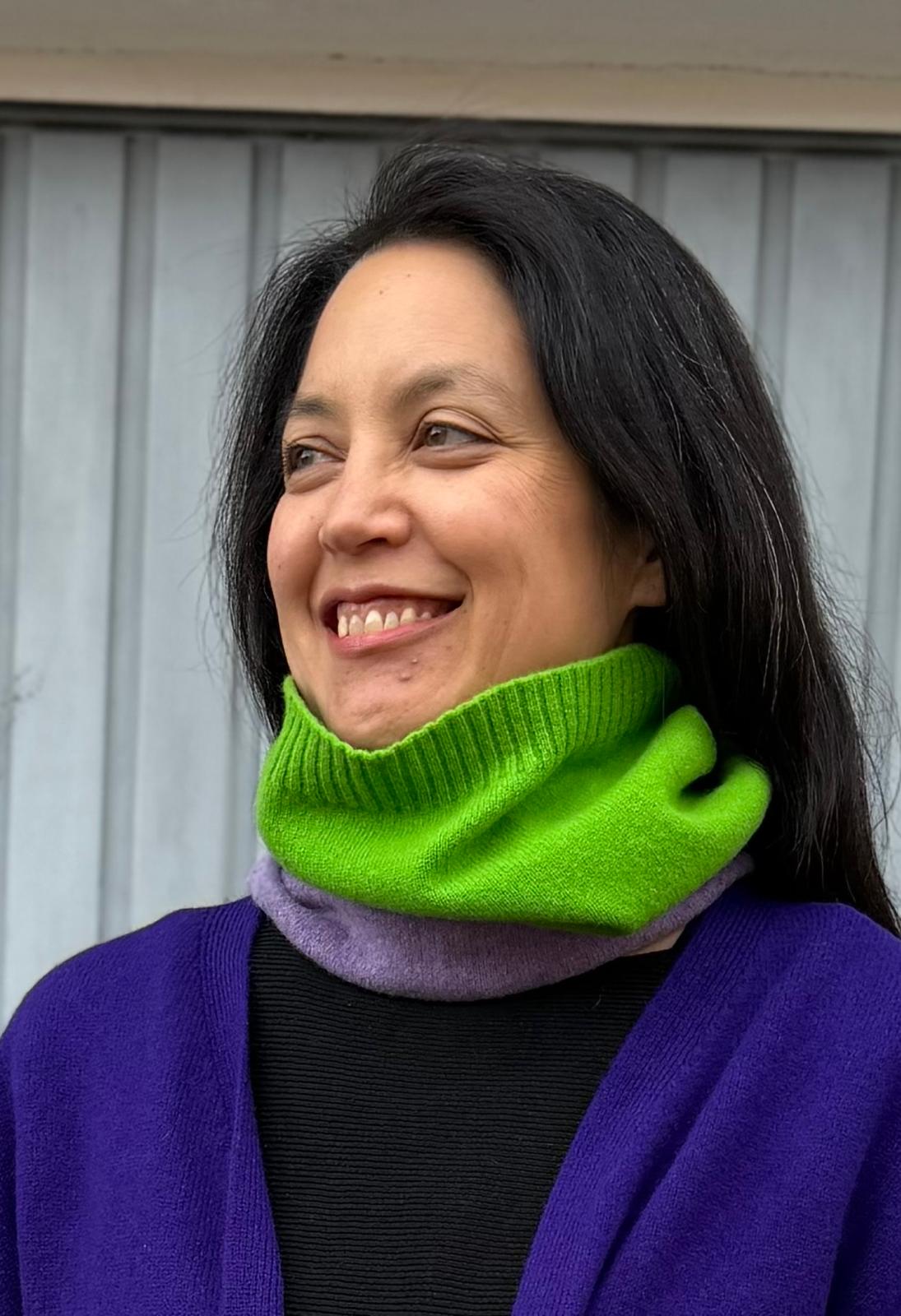 Bowden Colour Block Snood Dahlia – Nauli