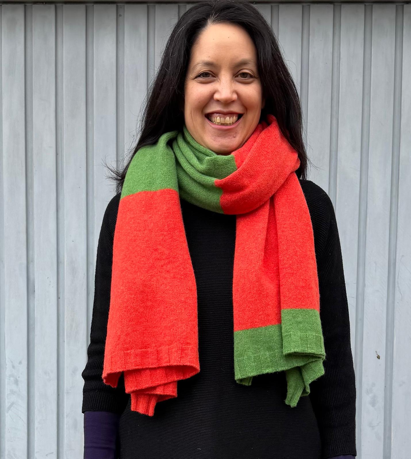 Bowden Colour Block Stole Water Lily – Nauli